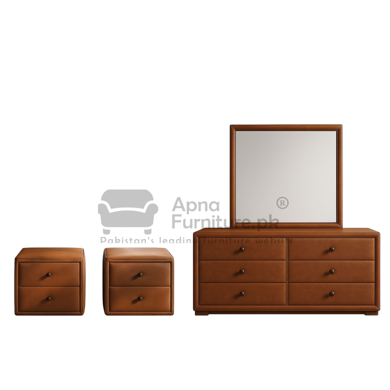 Lilly Bedroom Furniture Set with Foam Padding and Leatherette Upholste ...