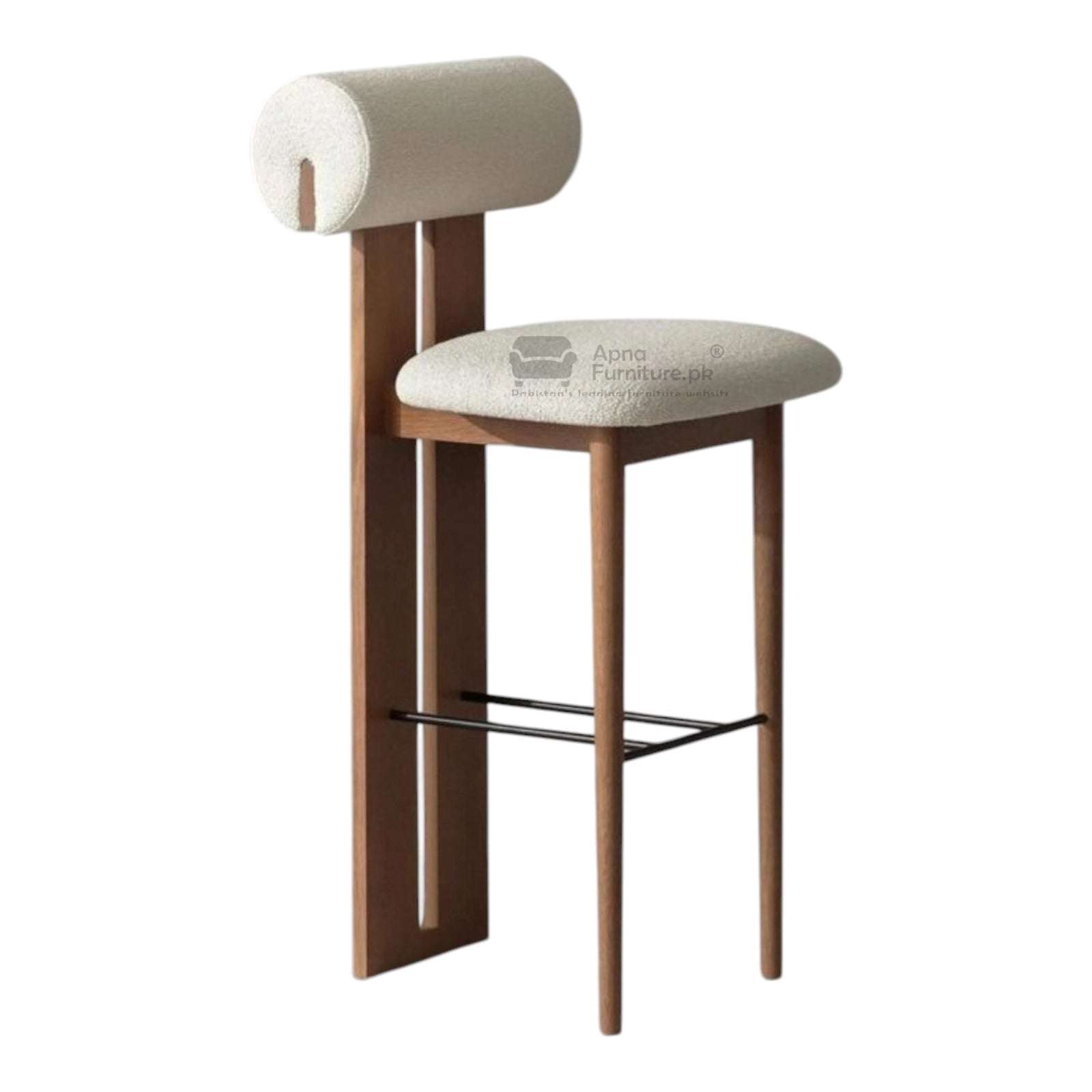 Roma Bar Stool in Solid Wood Structure – Apnafurniture.pk (Pakistan)