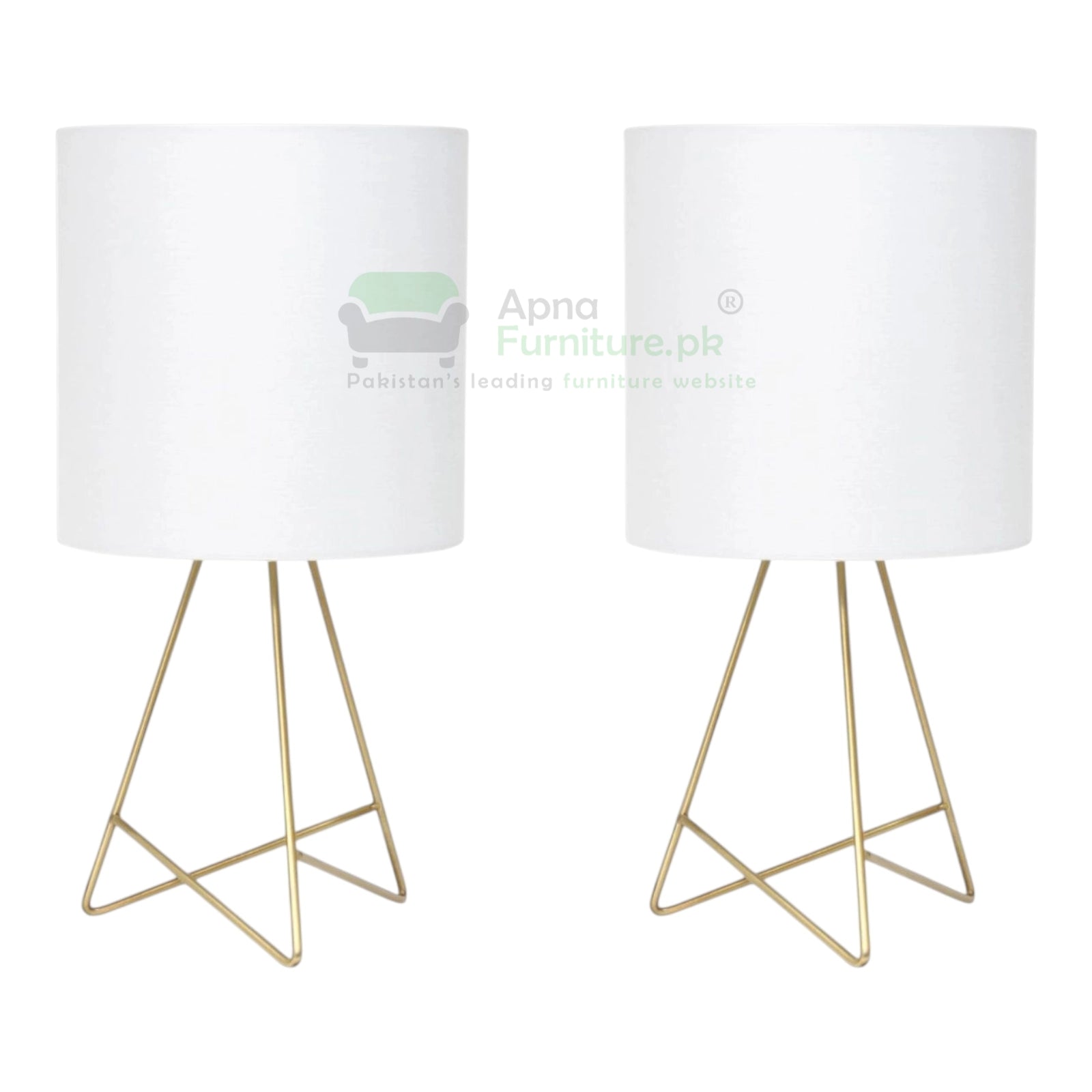 Mike Table Lamps Pair with Iron Base – Apnafurniture.pk (Pakistan)