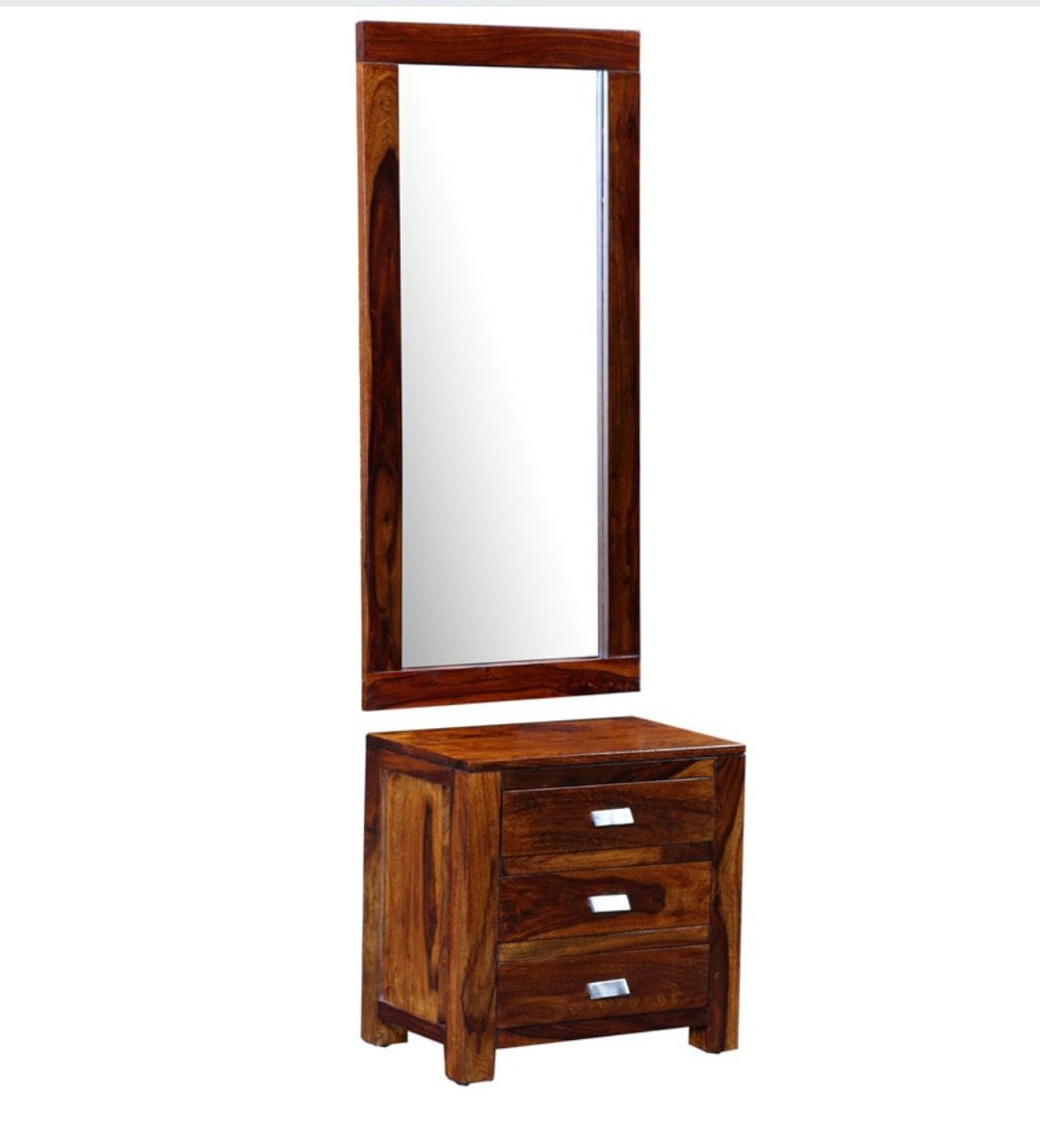 Buy Ardon Dressing Table (Sheesham Wood Veneer with Wood Polish) in ...