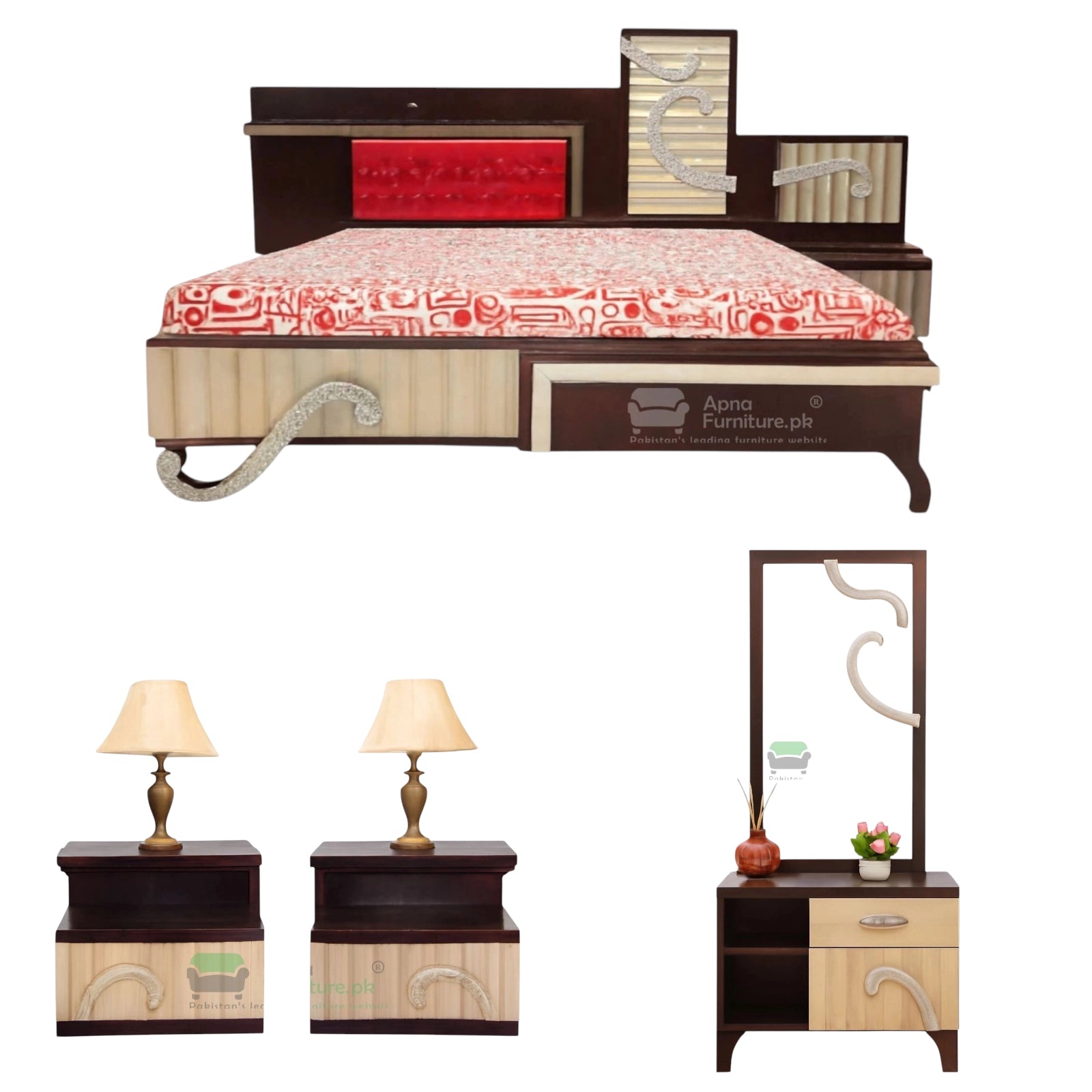Buy 4 piece Decor Bedroom Set in Pakistan & Contact the Seller ...